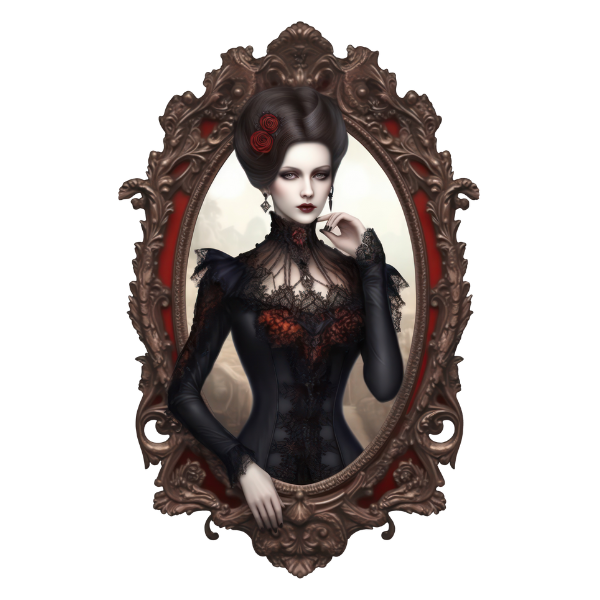 GOTHIC COUNTESS 2 - White Cloud Decor Transfers