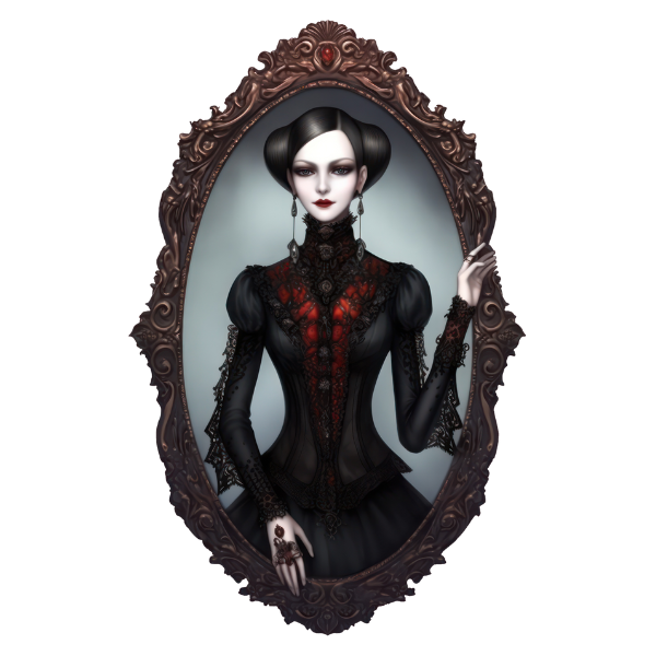 GOTHIC COUNTESS 3 - White Cloud Decor Transfers