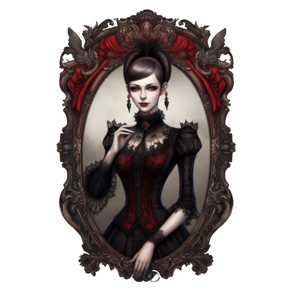 GOTHIC COUNTESS 4 - White Cloud Decor Transfers