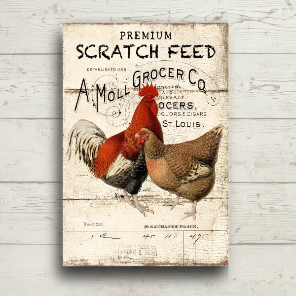 SCRATCH FEED - White Cloud Decor Transfers